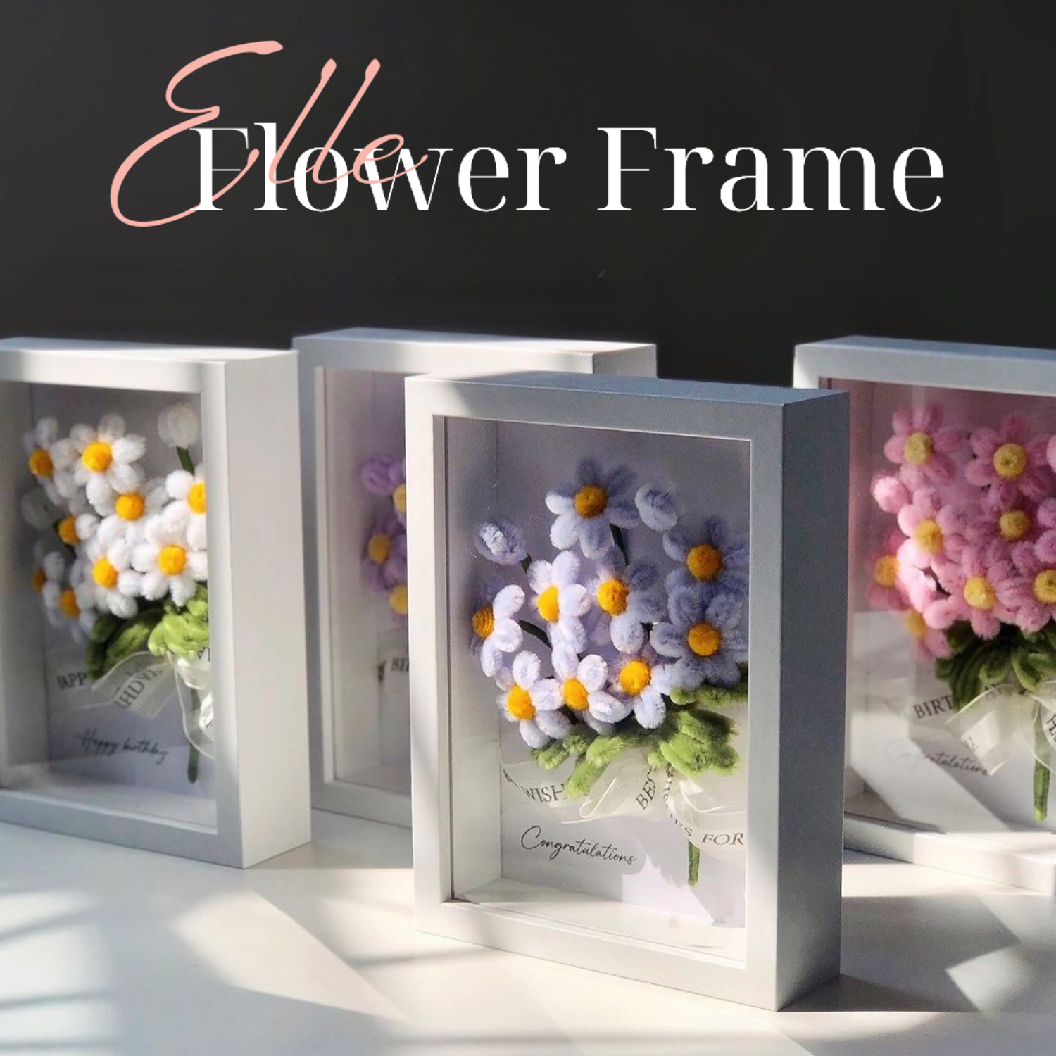 Flower Frames | Handmade & Everlasting Floral Gift - Décor – Elle Blooming